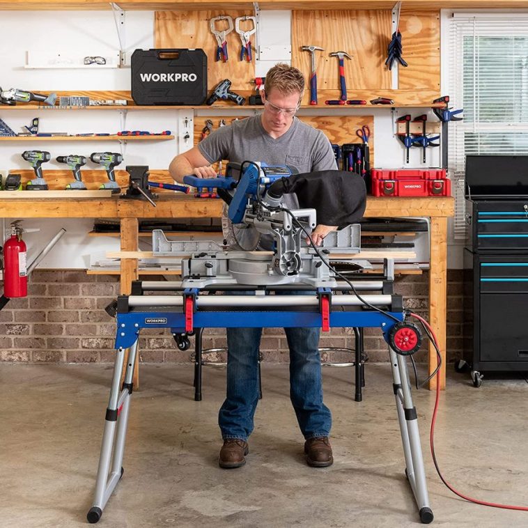 This Workpro portable Work Bench is so cool! | DIY Woodproject