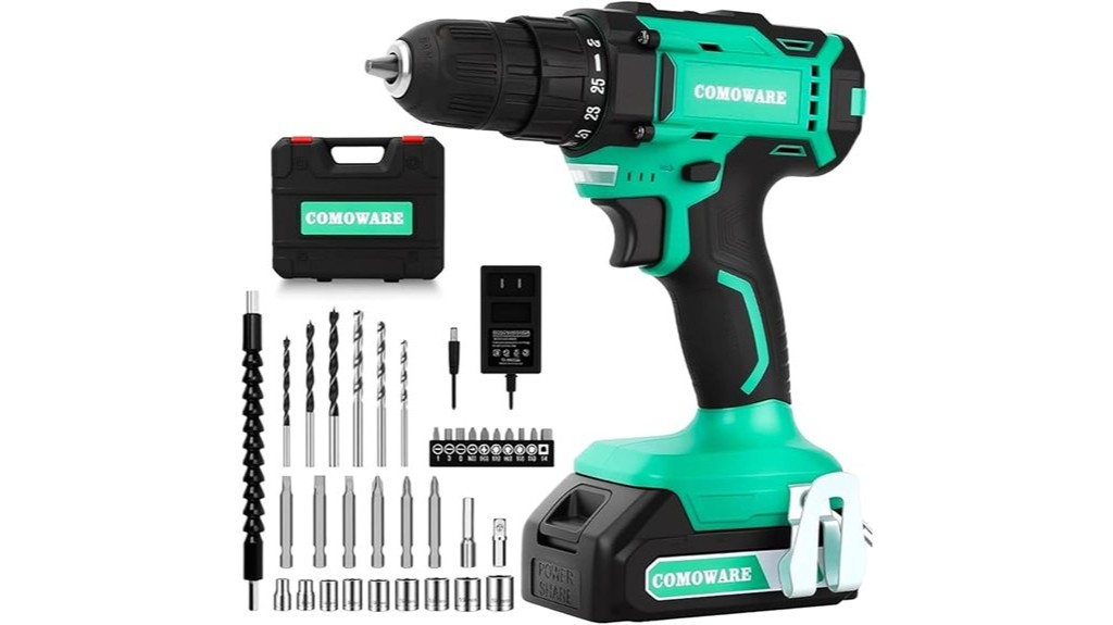 COMOWARE 20V Cordless Drill Review | DIY Woodproject