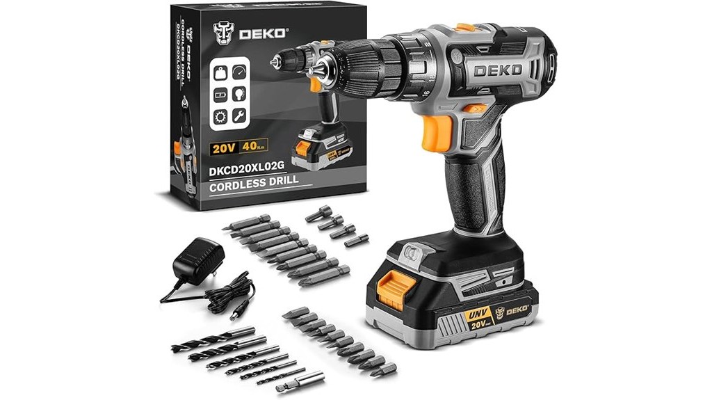 DEKO PRO Cordless Drill 20V Review | DIY Woodproject