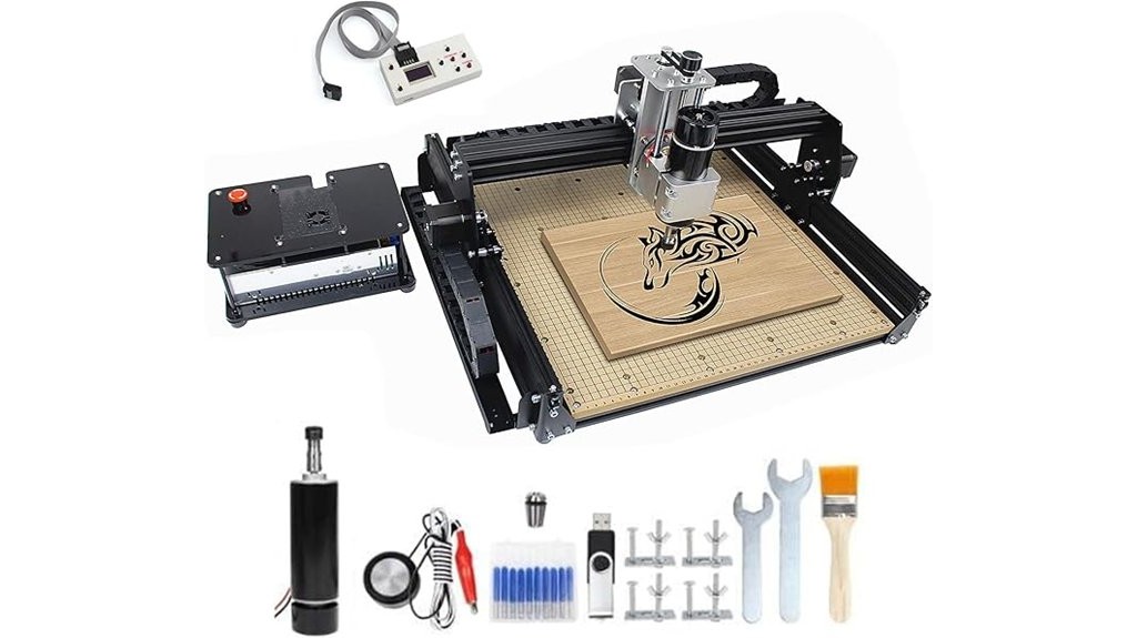 CNCTOPBAOS 4540 CNC Router Machine Review | DIY Woodproject